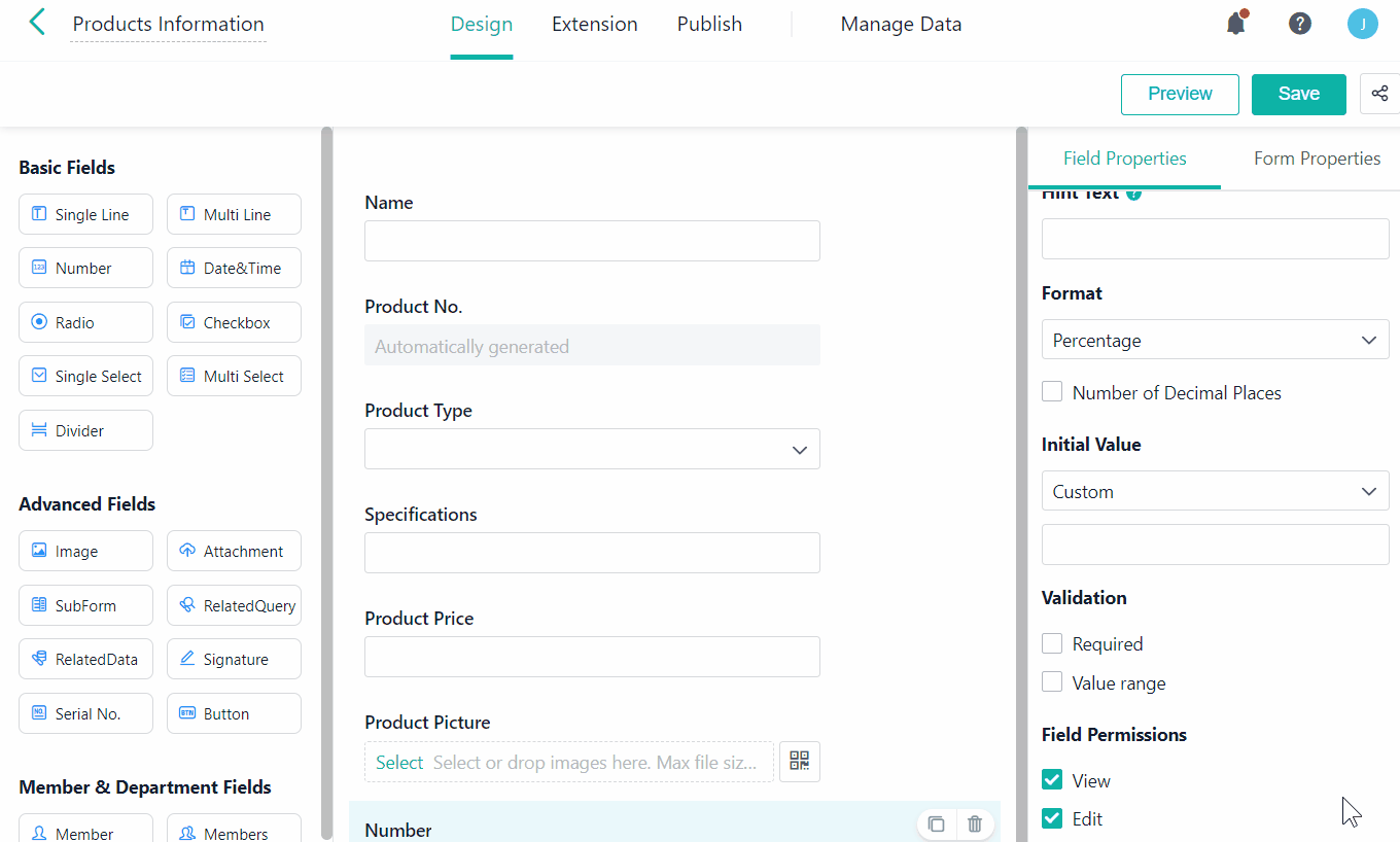 Number - Jodoo - Documents