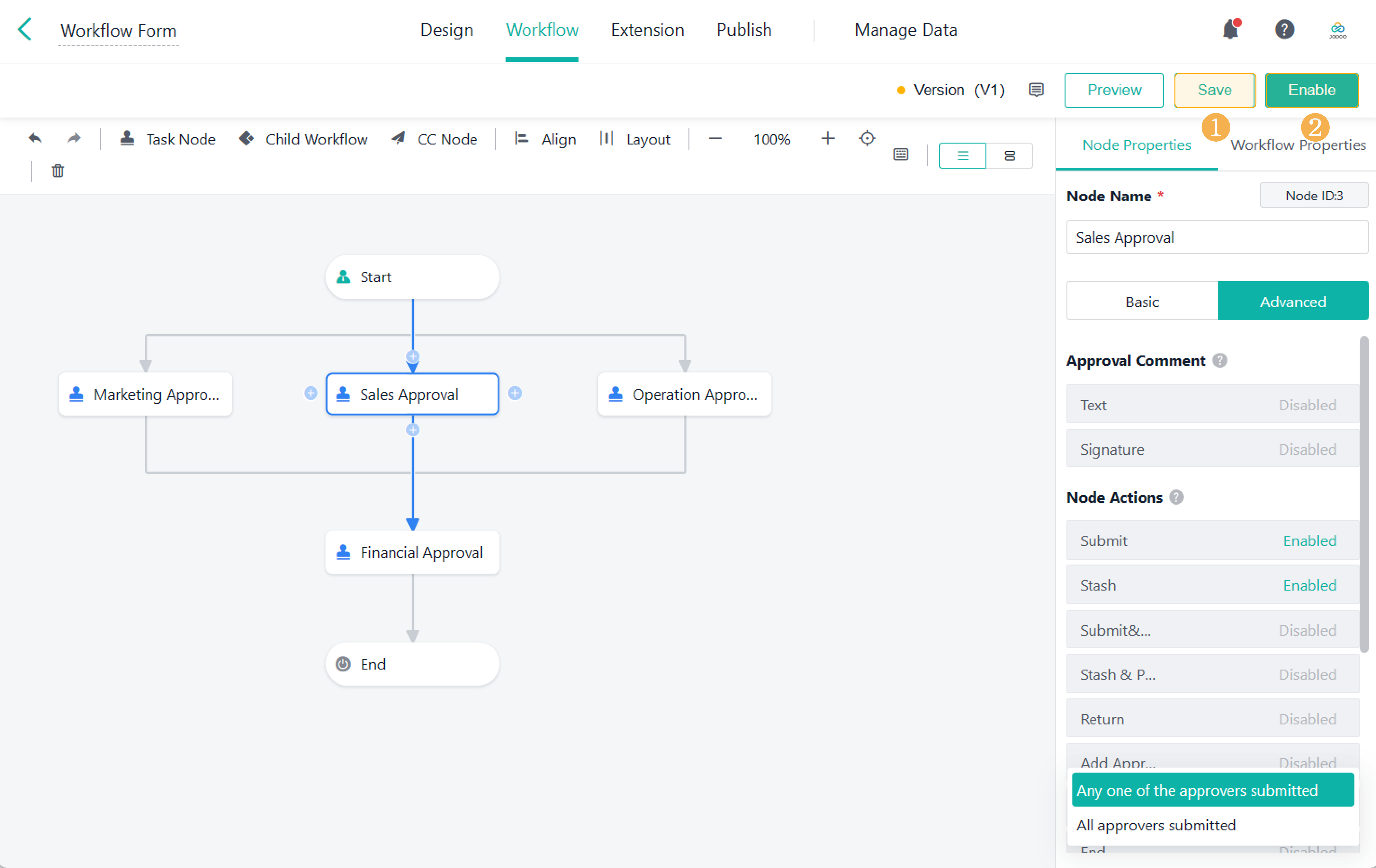 Designing a Workflow - Jodoo - Documents